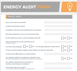 Full Energy Guide And Audit Form Pack | Hospitality Energy Saving
